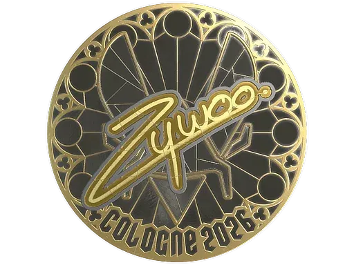 Buy Sticker | ZywOo (Gold) | Cologne 2026 from $130.24, CS2/CS:GO Skins ...