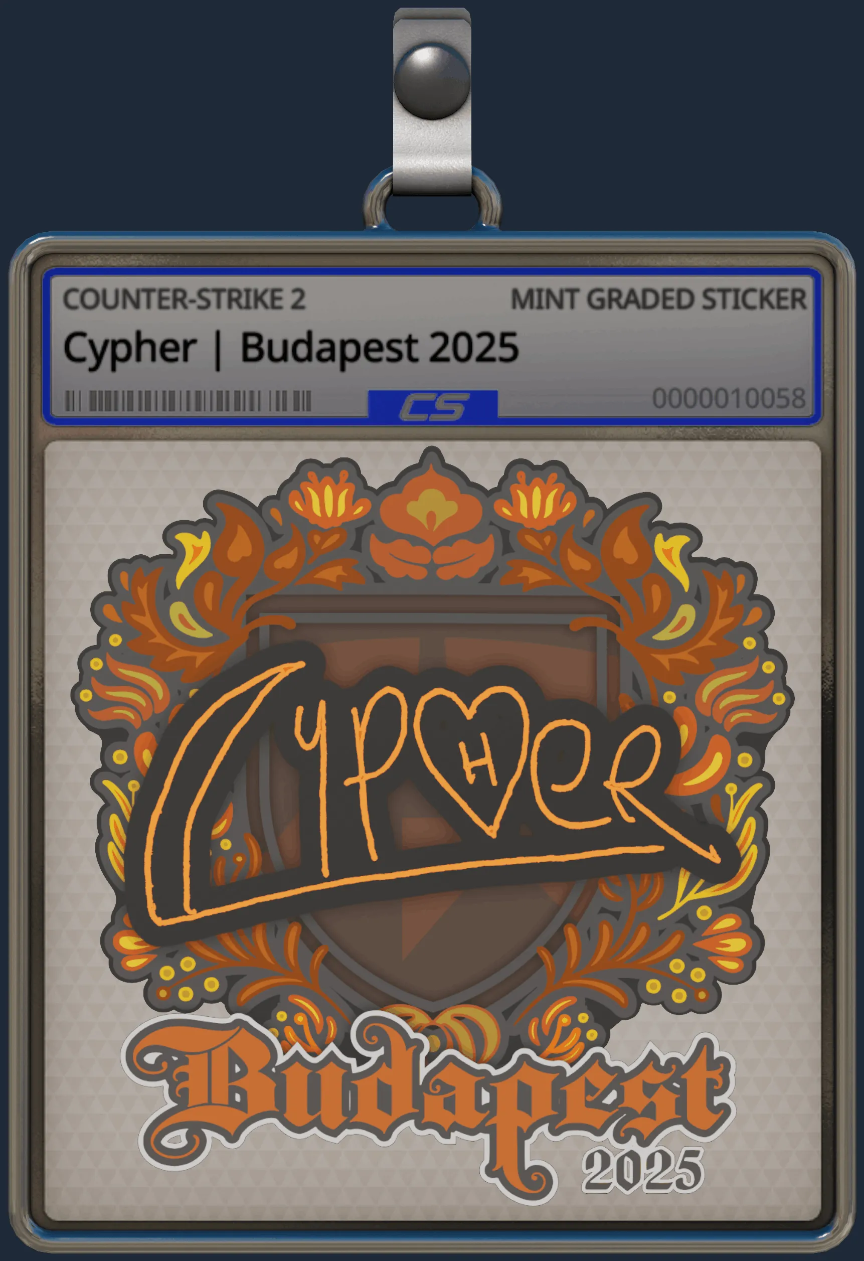 Купить Наклейка | Cypher | Будапешт-2025 по цене от 4.74 ₽ - addskins.gg