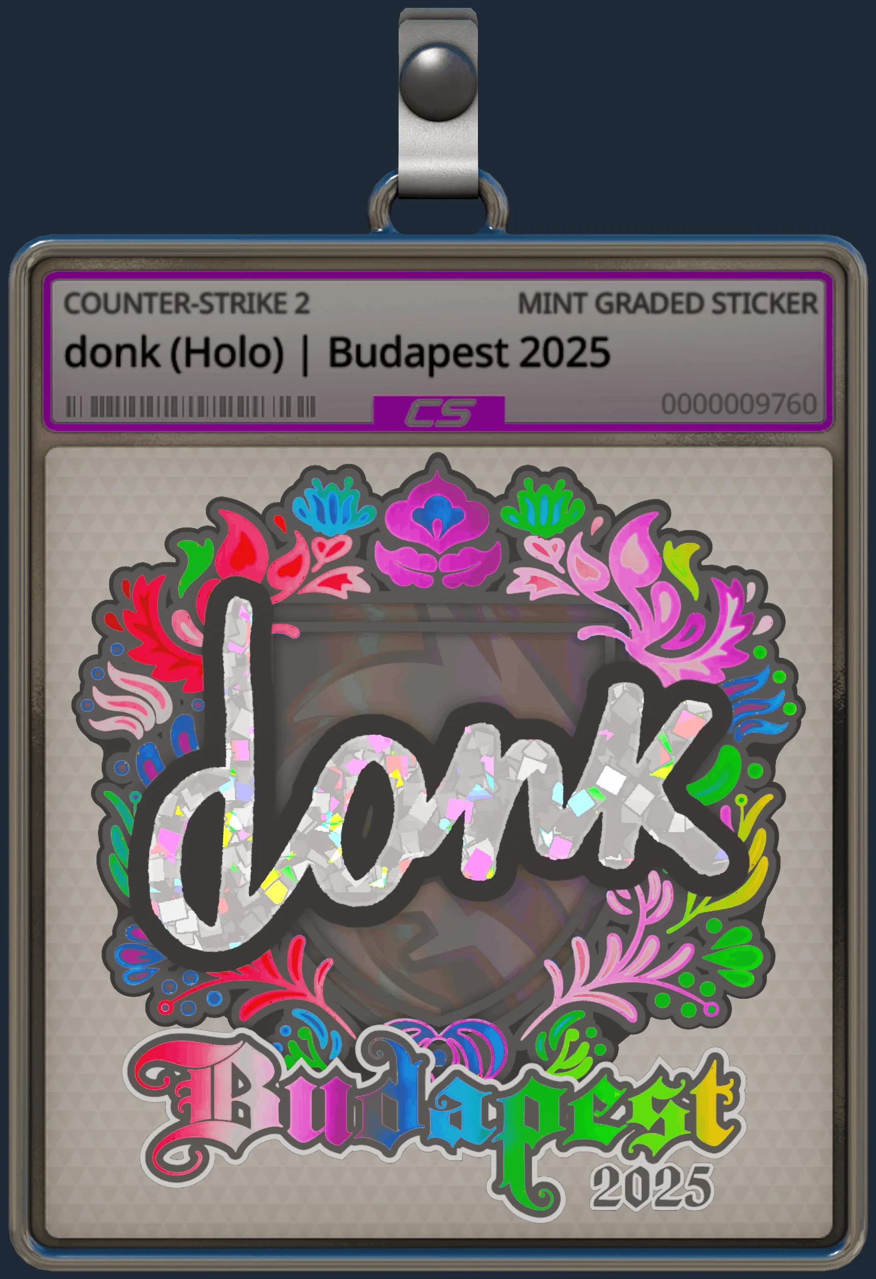Купить Наклейка | donk (голографическая) | Будапешт-2025 по цене от ...