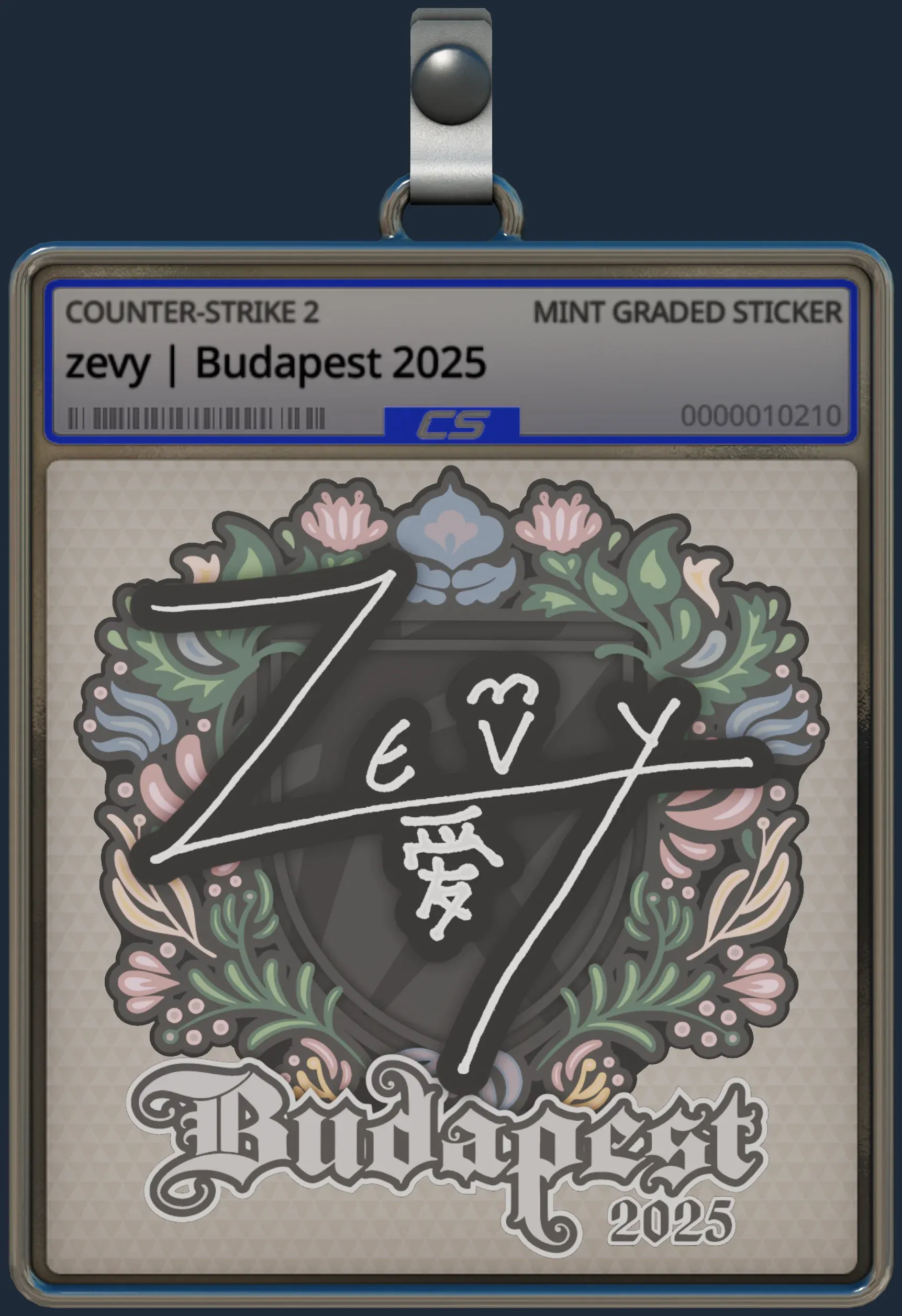 Купить Наклейка | zevy | Будапешт-2025 по цене от 0.87 ₽ - addskins.gg